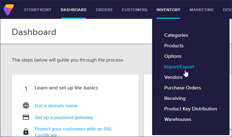 Volusion Setup · StarShip