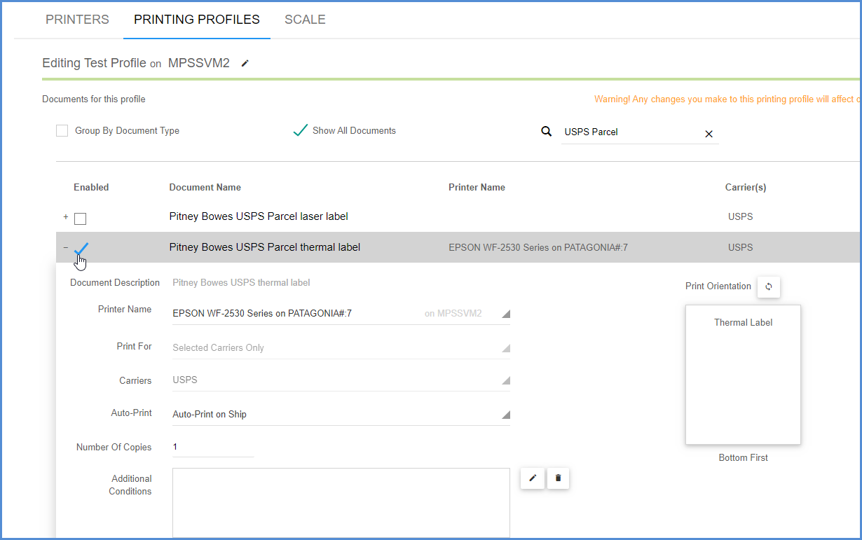 Pitney Bowes Printing Setup Aptean Ship