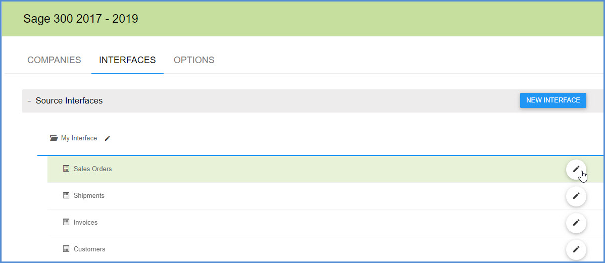Sage 300 Settings · StarShip