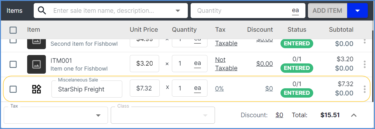 Write-Back to Fishbowl Online Sales Orders · StarShip